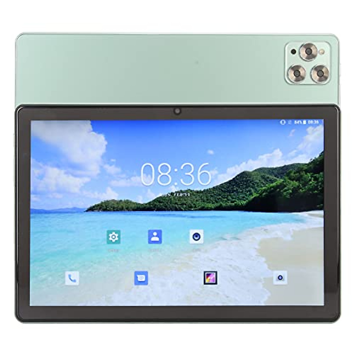 HEEPDD HD Tablet with 2 Card Slots Travel 10.1 FHD Gaming Tablet Octa Core CPU (US Plug)