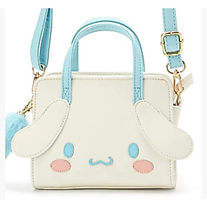 Fangkai My Melody bag,Cinnamoroll Bag 3D Kawaii Mini Backpack Cute Cosplay Shoulder Bag Doll Handbag for Girls Gift Backpack (White)