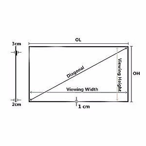 FZZDP 2.35:1 Format 4K Thin Bezel Fixed Frame Projection Screen with Cinema Grey Frame Screen ( Size : 250 inch )