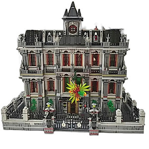 General Jim's 3-Level 7,357 Piece Lunatic Asylum Hospital Mad House – a City Modular Architecture Building Block Set | Comparible with Major Brick Building Brands