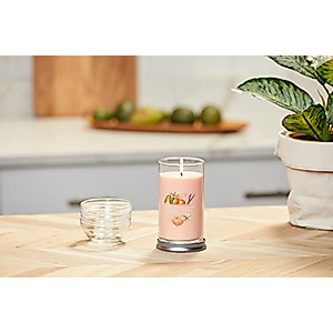 Yankee Candle Tangerine & Vanilla Signature Medium Pillar Candle, 14.25oz