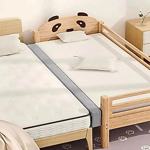 Custom Bed Gap Filler, Mattress Extender for King Twin Full Bed, Space Filler Between Bed and Wall Side with Removable Cover, Thick Wedge Headboard Gap Filler Queen (Technical Cloth)