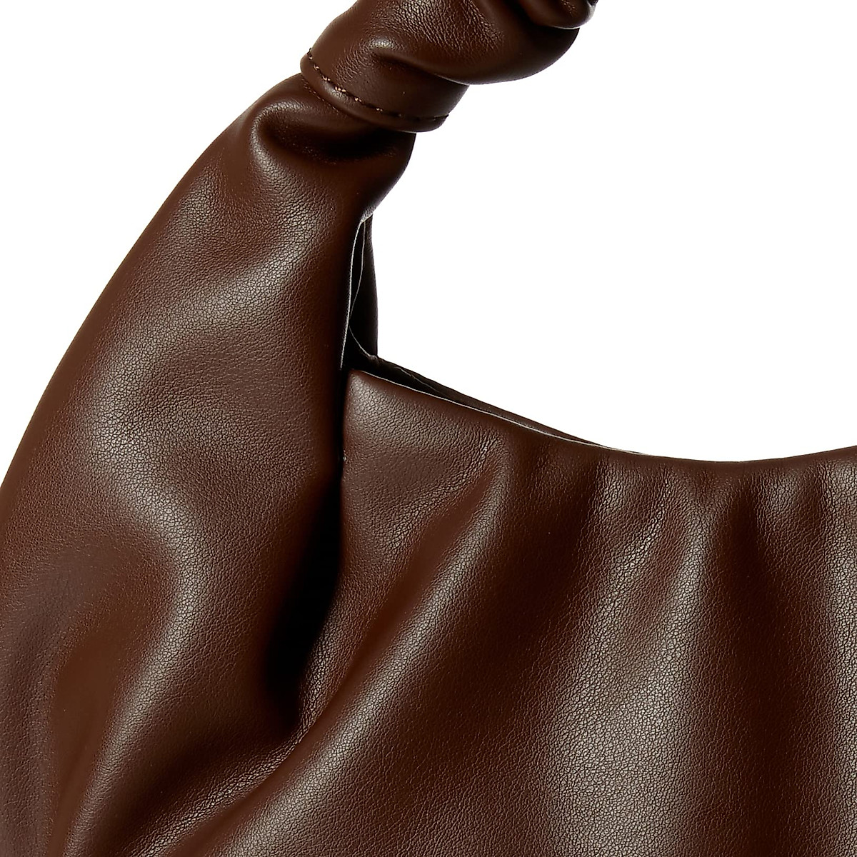The Drop Women's Addison Soft Volume Top Handle Bag, Chocolate, One Size