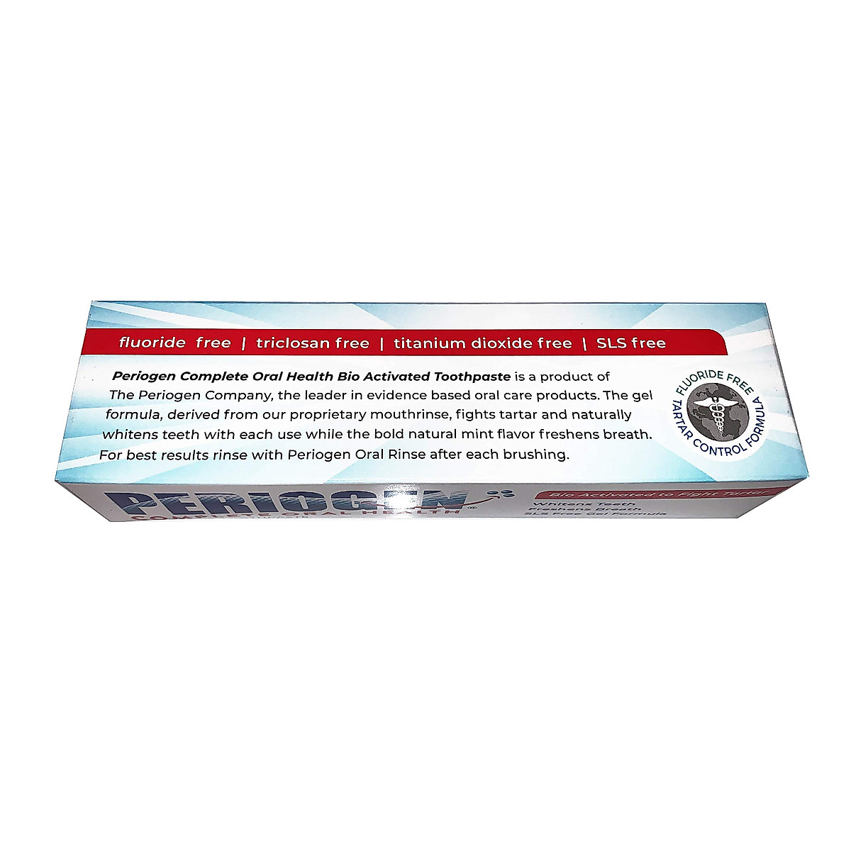 Periogen Toothpaste - Super Cleaning Plaque & Tartar Control Formula - SLS Free- 2-Pack