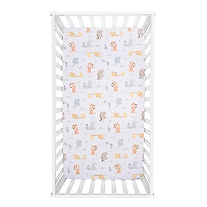 Trend Lab Crayon Jungle 3 Piece Crib Bedding Set, Can Be Used As A Blanket Or A Playmat for Tummy Time, Includes Quilt, Fitted Crib Sheet and Skirt