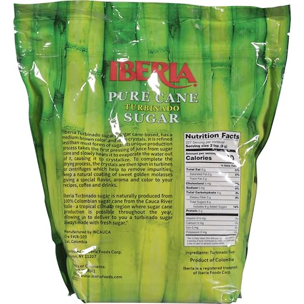 Iberia Pure Cane Turbinado Sugar, 4 lb.