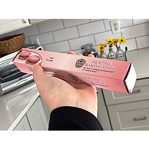 WildCow Silicone Baking Mats Quarter Sheet Toaster Oven Pan Liner Small, Set of 2 (Thick 11 3/4” x 8 1/4"), Nonstick Reusable Cooking Mats