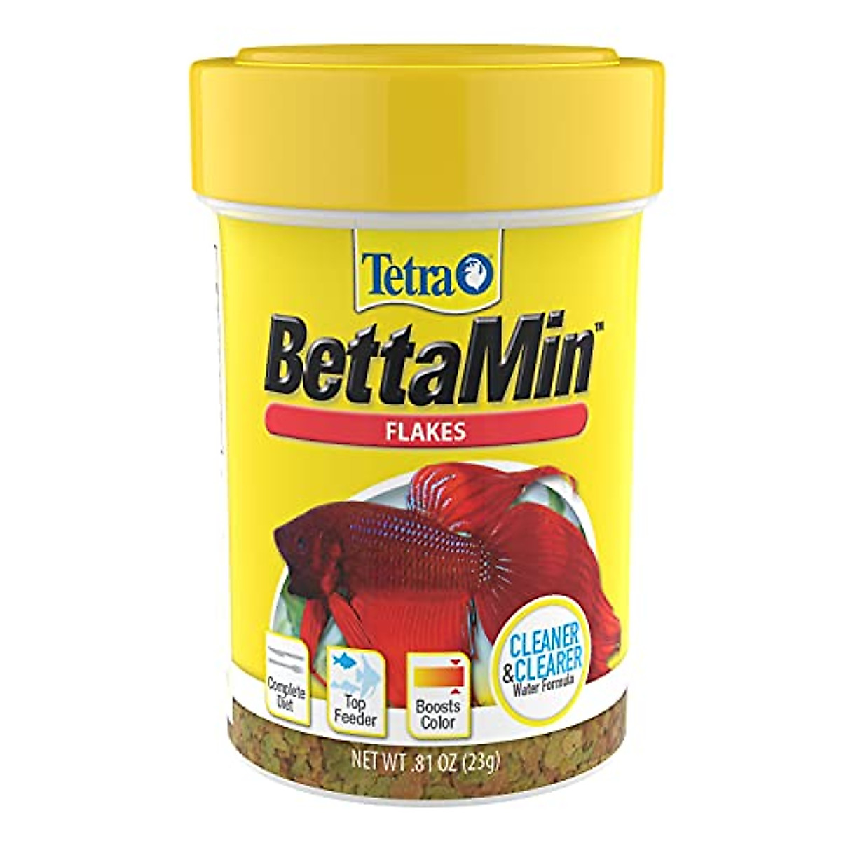 GloFish Betta Flakes 0.81 oz, 85 ml