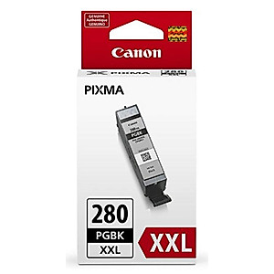 Canon CLI-281 XL BKCMY 4-Color Ink Tank Value Pack (2037C005) + Canon PGI-280 XXL Pigment Black Ink Tank (1967C001)