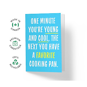 Karto Funny Birthday Card for Men Women, Large 5.5 x 8.5 Happy Birthday Card for Dad Mom, Birthday Card for Brother Sister, Grandpa Grandma Sniff You First