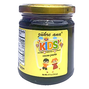 Natural Kids Cacao Propolis Paste - Bee Propolis Extract - Natural Immune Support & Gluten Free - Energy Boost, Mental Clarity - Bee Pollen, Royal Jelly (8 oz) (Pack of 4)