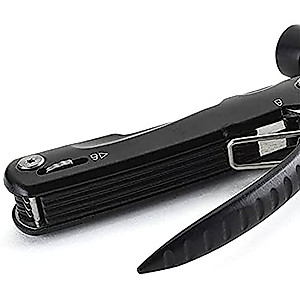 NB Hammer Multitool Camping Accessories with Multitool Card Tool 12 in 1 Cool Gadget Stocking Stuffer for Men Fathers Valentines Day Gifts