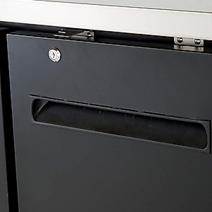 PEAKCOLD 2 Door Commercial Back Bar Cooler; Beer Fridge; Under Counter Refrigerator; 60" W