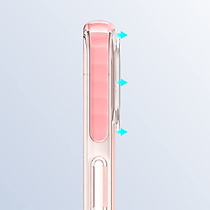 MILPROX Compatible for iPhone 13 Clear Case (2021), Crystal Transparent Cover Shockproof Protective Heavy Duty Bumper Shell Anti-Yellow Anti-Scratch for iPhone 13 6.1" 【2 Cameras】 2021-Pink