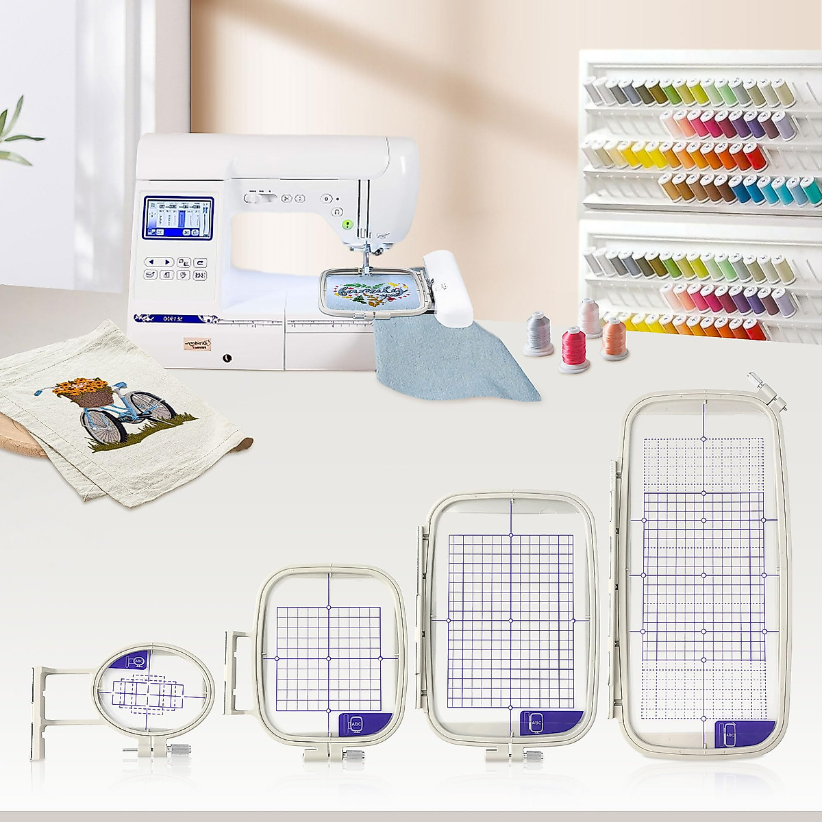 Sew Tech Embroidery Hoops for Brother PE800 SE1900 PE770 780D PE700 PC6500 Brother Innovis 1250 700 Babylock Embroidery Machine Hoop