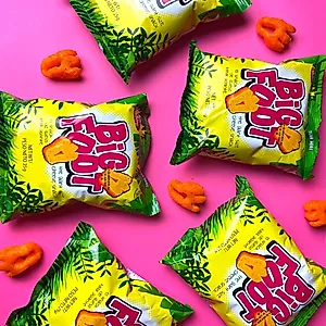 Holiday Big Foot, The Giant Cheese Snack, 0.8 Oz, Pack of 12