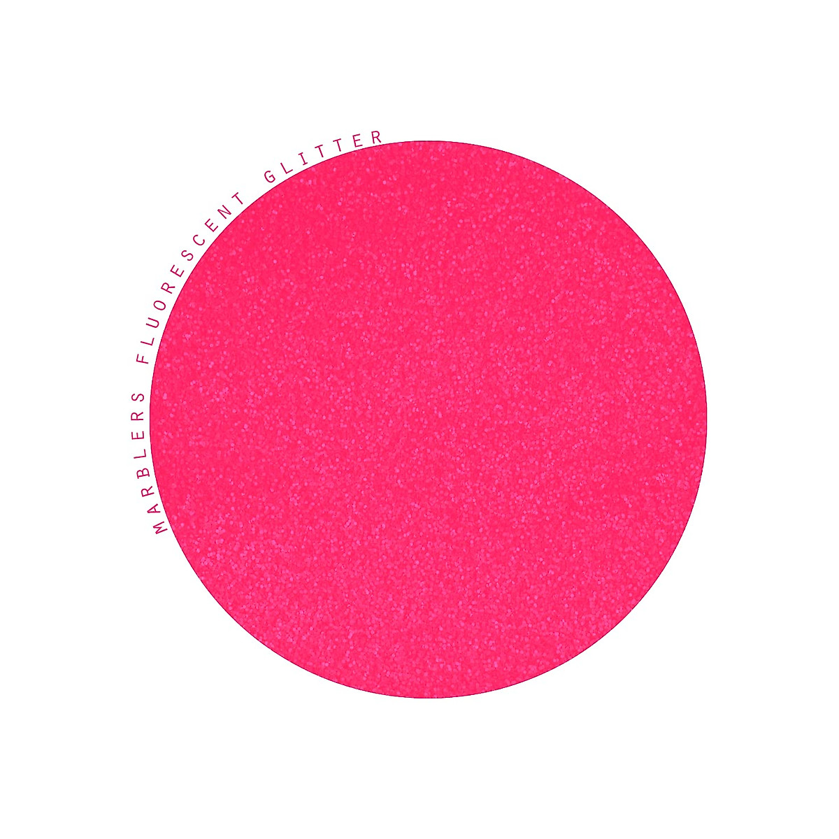 MARBLERS Cosmetic Grade Fine Neon Glitter [Fluorescent Pink] 0.18oz (5g) | Fine | Non-Toxic | Vegan | Cruelty-Free | Eyeshadow, Nail Polish, Nail Art | Festival, Rave & Party Makeup | Body & Face