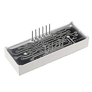 uxcell Common Cathode 12Pin 4 Bit 7 Segment Display 1.98 x 0.75 x 0.31 Inch 0.55" Red LED Display Digital Tube 2pcs