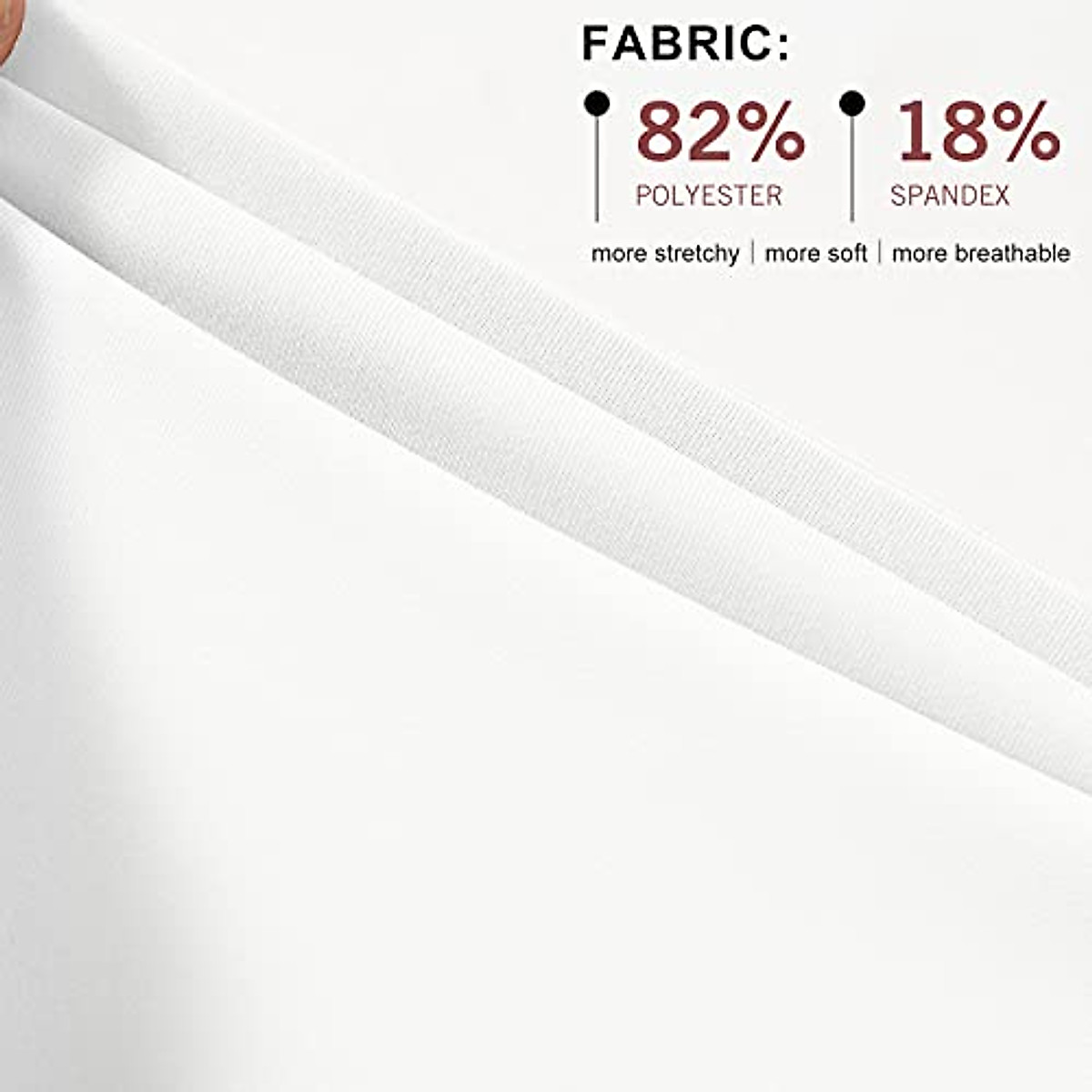 BALEAF Women's High Waisted Capris Casual Summer Knee Length Leggings Petite Yoga Casual Workout Exercise Capris with Pockets White 3XL