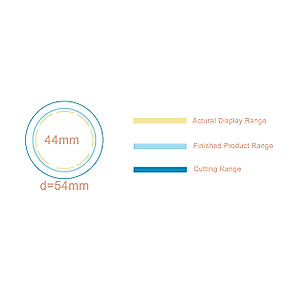 ChiButtons Button Maker Kit 44mm (1.75") Badge Press Machine-B400 + Round Die Moulds + 100 Sets Pin Parts + Stand Cutter (B400 Maker (Blue) / Stand Cutter (Pink))