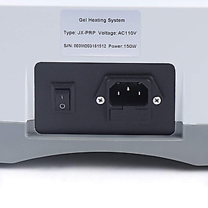 110V Gel Heating Machine - Portable 12 x 5ml PRP PPP Gel Maker Heater Plasma Bio-Filler Gel Making Instrument with Digital Display