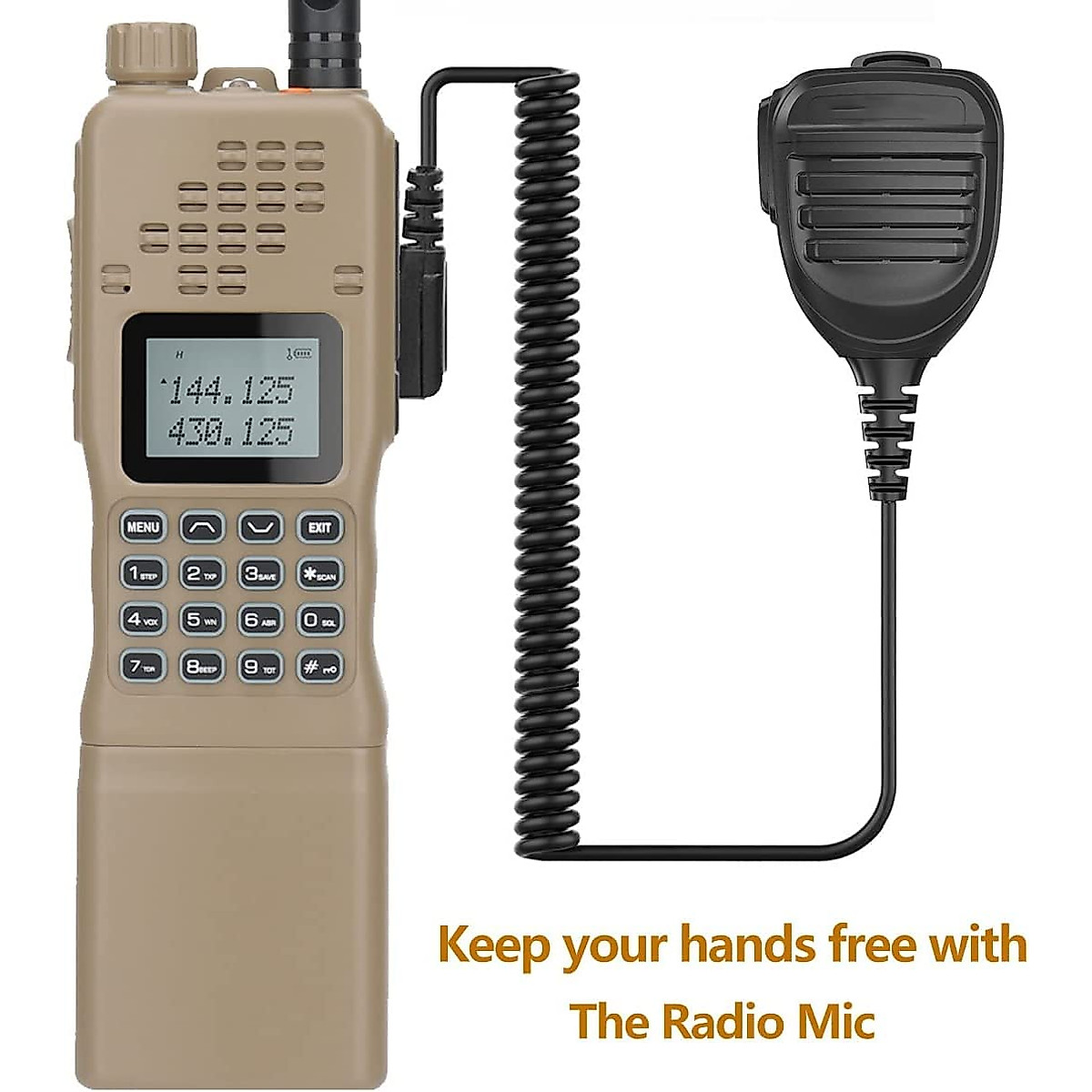 Baofeng AR-152 10W Ham Radio Powerful Handheld Tactical Two Way Radio with 12000mAh Battery and baofeng accessories Full Kit