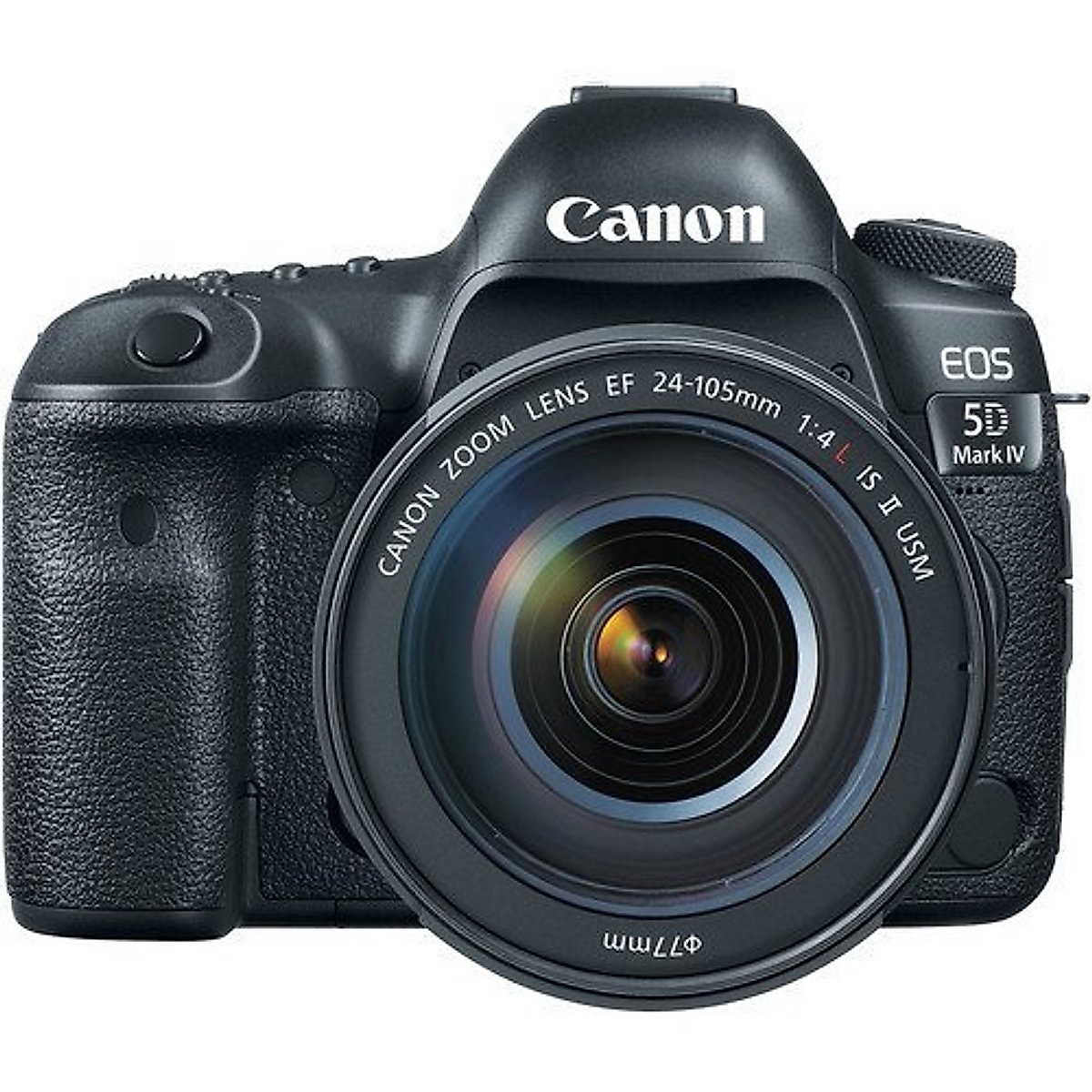 Canon EOS 5D Mark IV DSLR Camera with 24-105mm f/4L II Lens (1483C010) - Starter Bundle (Renewed)
