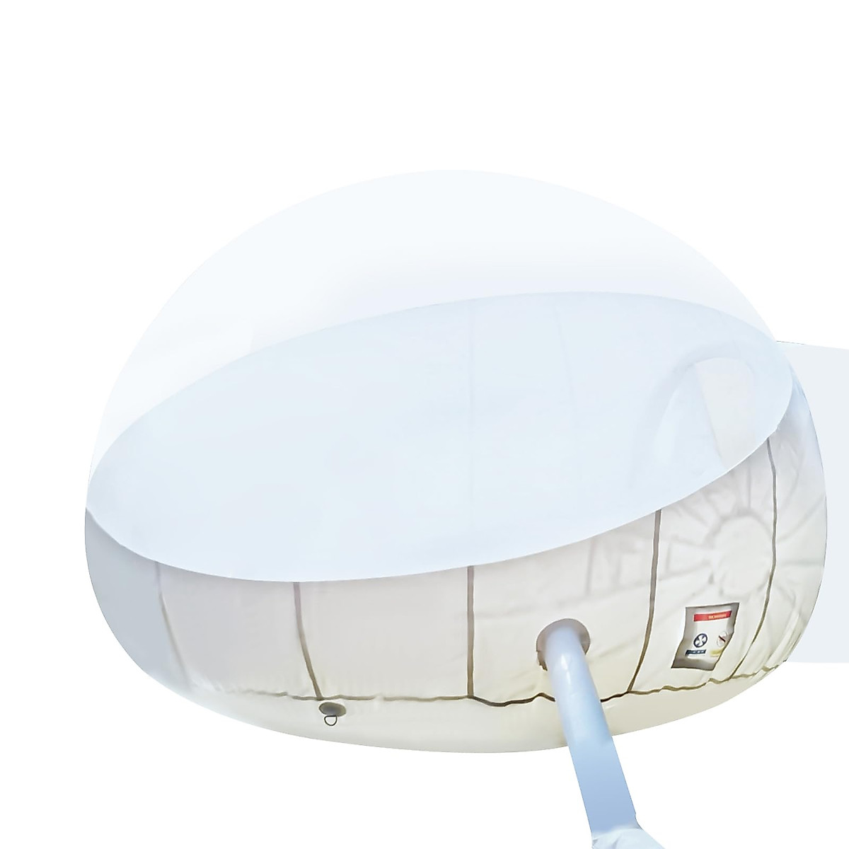 CNCEST Inflatable Bubble House, 13ft Dia. Waterproof Luxurious Transparent Outdoor Dome Double Tunnel Inflatable Bubble Tent with Blower for Camping, Music Festival, Stargazing