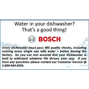 Bosch SHSM63W55N 24" 300 Series Built In Fully Integrated Dishwasher with 5 Wash Cycles, in Stainless Steel