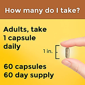 Nature Made Multi + Ashwagandha, Multivitamin for Women and Men for Daily Stress Relief Support, One Per Day, 60 Capsules