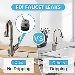 RP50587 Cartridge Replacement for Delta Single Handle Kitchen and Lavatory Faucets, Works with DIAMOND Seal Technology Models Featuring a 36 mm Motion, (Include RP51503 Bonnet Nut）