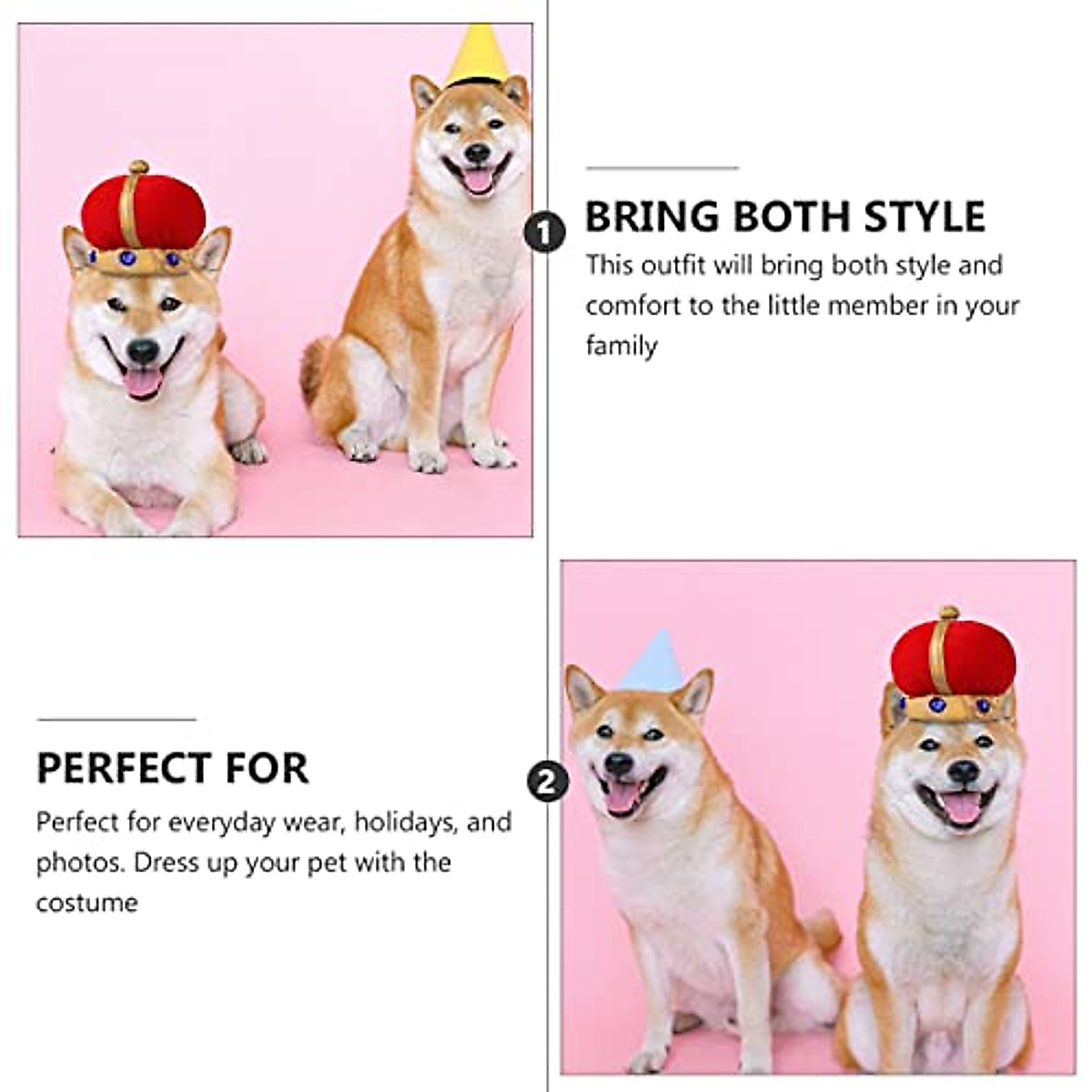 Mipcase Boys Shirts Boys Shirts Girls Shirts Girl Beanie 1 Set The Puppy Cloth Costume Dog Costume Clothes Dog Soft Cape Clothes King Pet Costume Kitten Clothes Boys Shirts Girls Shirts Girls Shirts