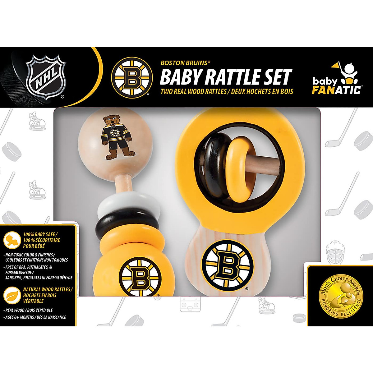 Boston Bruins Rattle 2 Pack