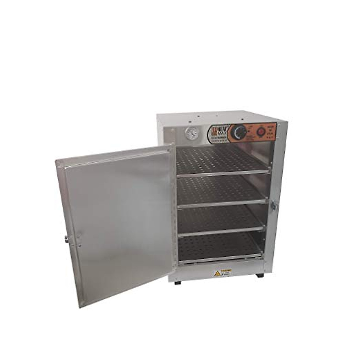 HeatMax 16x16x24 Small Hot Box Food Warmer with an Interior usable shelf space of 13 x 15.5 inch. Countertop Pizza, Patty, Pastry, Empanada, Concession Hot Food Holding Case