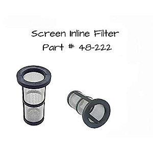 48-222 in-line Filter Screen for Compatible with 280 380 3900 Sport 480 48-080 Pool Cleaner Replacement (2)