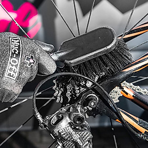 Muc-Off Tire & Cassette Brush - Bike Cleaning Brush, Motorcycle Brushes, Car Wash Brush - Bike Cleaning Brushes for Bicycle & Motorcycle