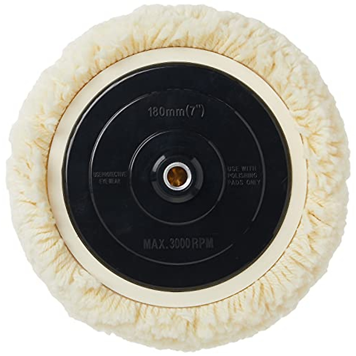 DEWALT Wool Buffing Pad and Backing Pad Kit, 7-Inch (DW4985CL)