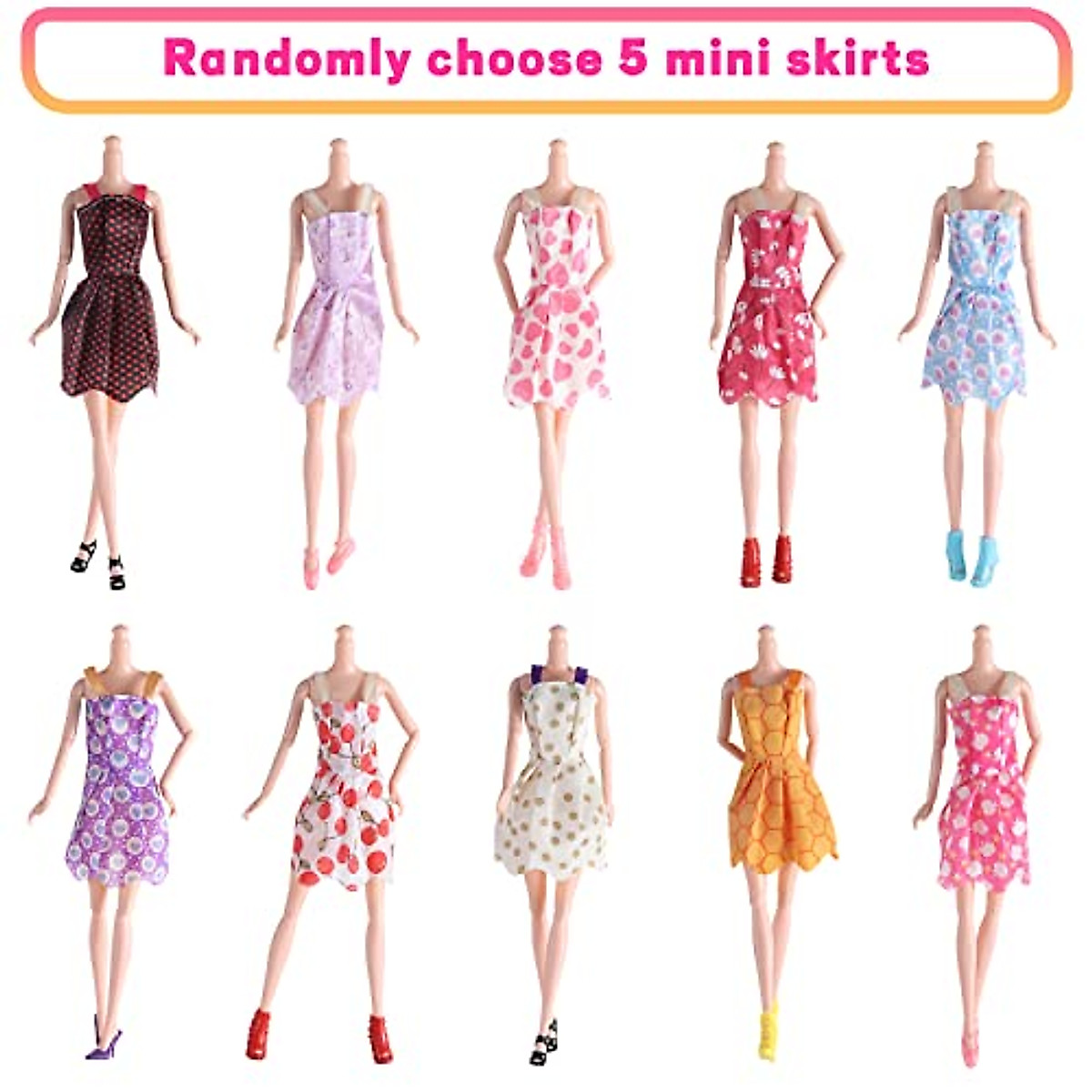 106Pcs Doll Clothes and Accessories Closet Wardrobe Playset for 11.5 Inch Girl Dolls Including Wardrobe, Shoes Rack ,Suitcase, Clothes, Dresses, Swimsuits, Shoes Hangers, Necklace ,Bags