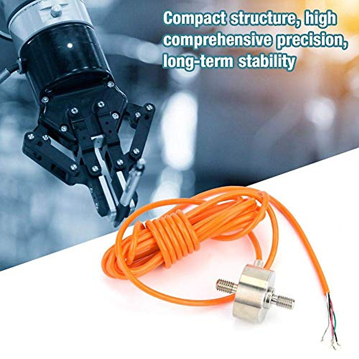 DYMH-103 Load Cell Miniature Weighing Sensor Pull Rod Pressure Tension Sensor Portable Crane Scale(0~5kg)