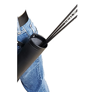 Southland Archery Supply SAS Leather Tube 17" Hip Quiver Arrow Holder with Belt Clip (Hip Quiver)