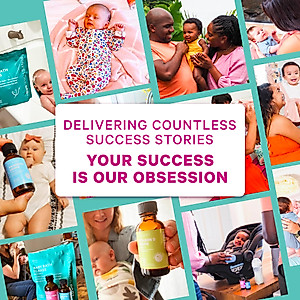 Pink Stork Baby Bath Flakes, Calming Fragrance Free Magnesium Bath Salts for Infants and Toddlers to Help Soothe Diaper Rash, Irritation, and Support Restful Sleep without Melatonin - 16 oz