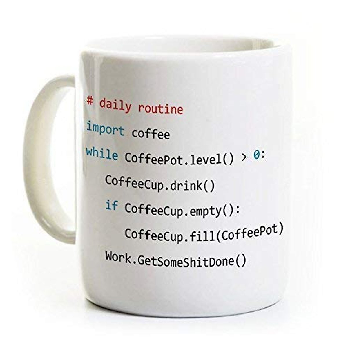 Python Programmer Coffee Mug - Software Developer Gift - Computer Science