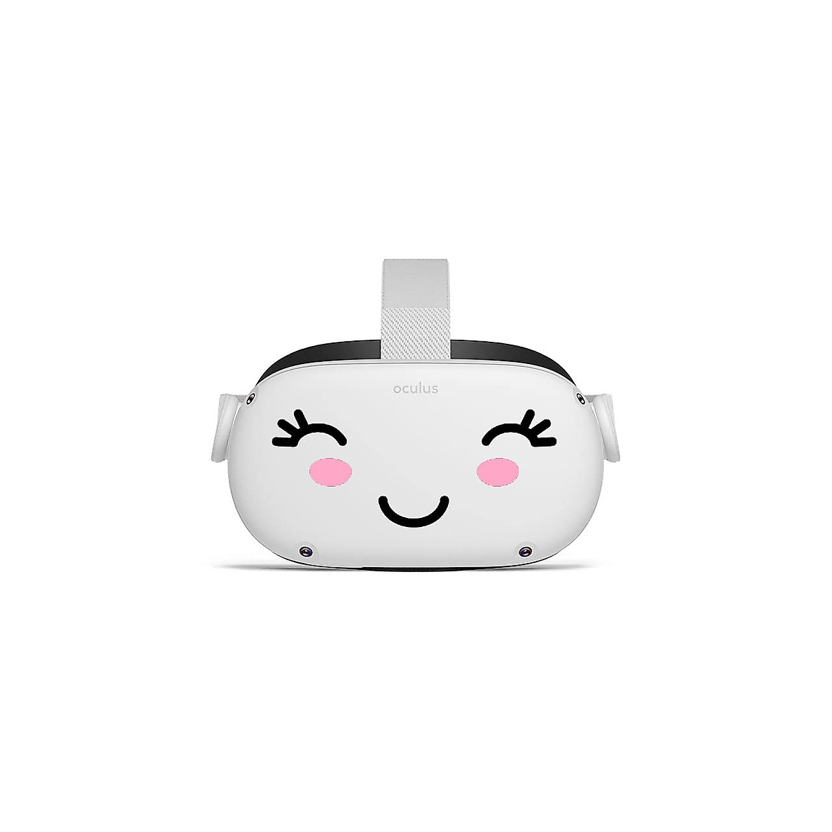 UwU Happy Face - Oculus Quest 2 - Decals - Black & Pink