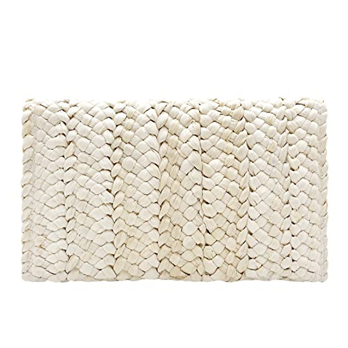 Lytosmoo Straw Clutch Summer Beach Bags for Women Beach Straw Envelope Clutch Woven Purses Handbags
