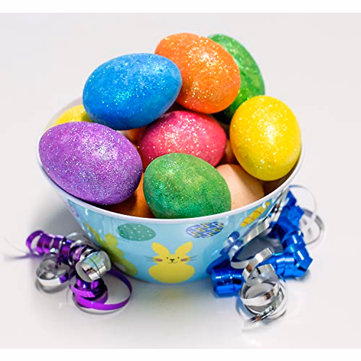 Glitter Shaker Jars, Variety Box Set of 50, Multipurpose Arts & Crafts Glitter, Extra Fine Glitter & Additional Assorted Shapes by Better Office Products, Glitter Powder, Non-Toxic, Glitter for Slime