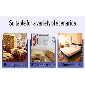 JF-XUAN Cart Multifunction Portable Hand Trucks,Modern Cart Tool Portable Beauty Salon Cart with Brake Wheel, Small Bubble Instrument Rolling Trolley Compatible with Spa Health Club, 50Kg Load Capac