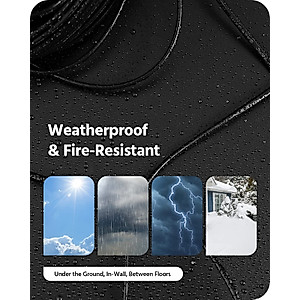 ANNKE 2 Pack 100 Feet BNC Video Power Extension Cable, Pre-Made All-in-One Security Camera Wire Cord for Surveillance CCTV System with Free Connectors (1 x BNC to BNC Female and 1 x BNC to RCA)