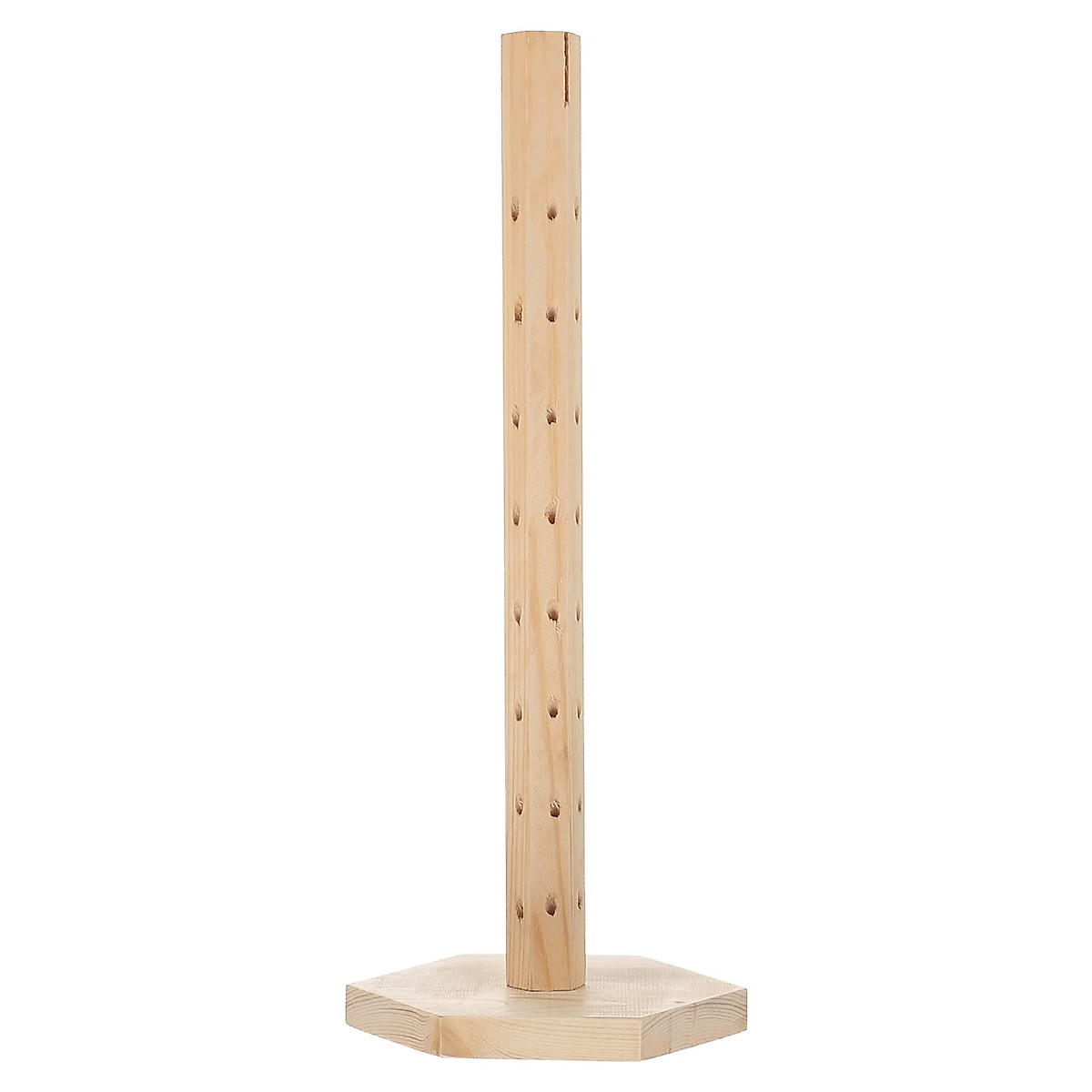 DOITOOL Wood Cake Pop Stand 48 Hole Cake Pop Holder Wooden Lollipop Holder Candy Table Display, Decorative Dessert Stand Lollipop Display Rack Cake Holder for Wedding Baby Showers Birthday Party