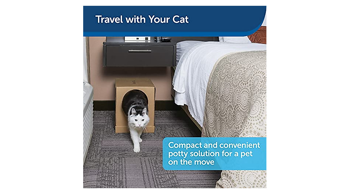 PetSafe Disposable Litter Box - Easy Travel & Odor Control