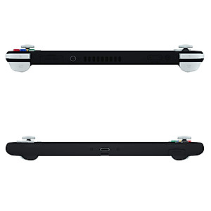 eXtremeRate Soft Touch Black DIY Replacement Shell for Nintendo Switch Lite, NSL Handheld Controller Housing w/Screen Protector, Custom Case Cover for Nintendo Switch Lite